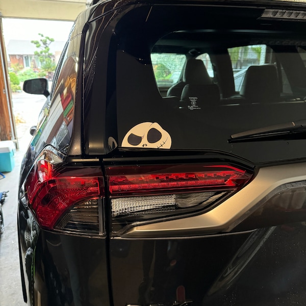Jack Skellington Car Sticker Decal | Nightmare Before Christmas ...