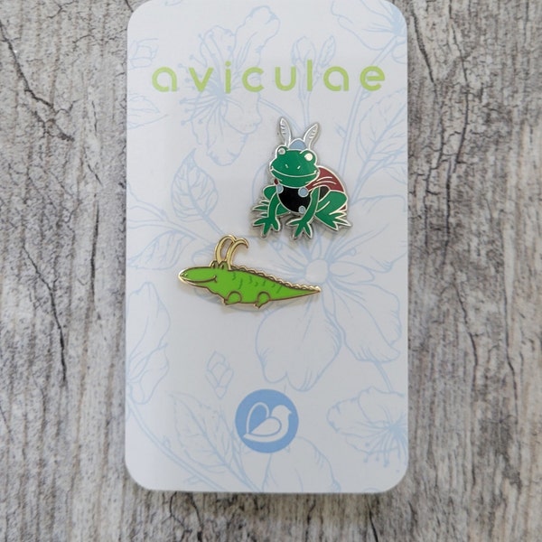 Mini Gator Loki Pin - Etsy