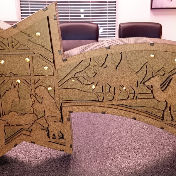 Nativity Shooting Star Light up Box - Etsy
