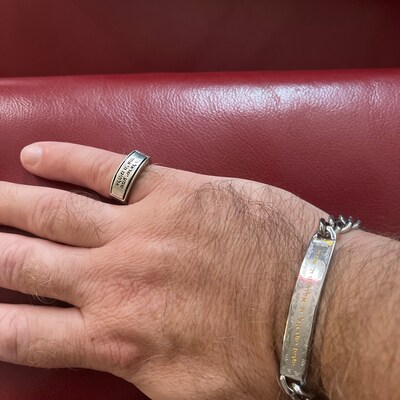 Cross of Lorraine Magnum PI Team Ring Sterling Silver 925 - Etsy
