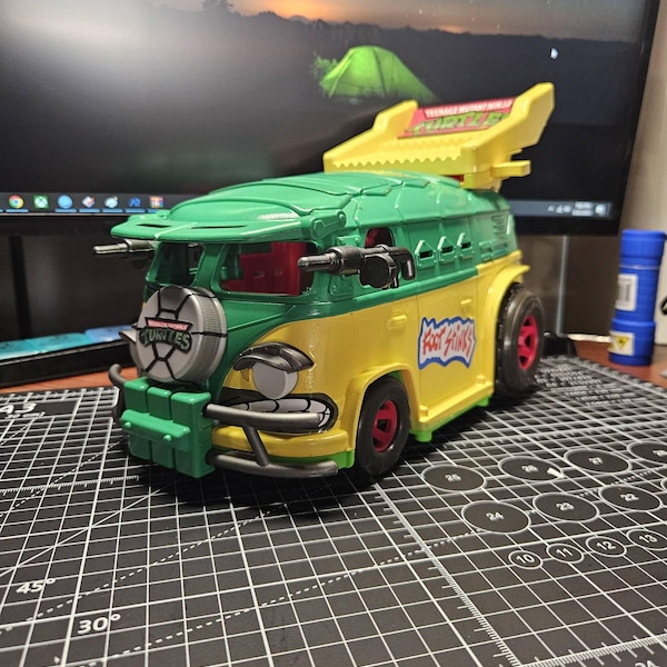 CUSTOM STICKERS for TMNT 1989 Pizza Thrower Teenage Mutant Ninja ...