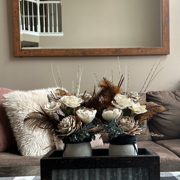 Over Door Swag, Beige Rose Swag, Wall Hanging, Year Round Home Swag ...