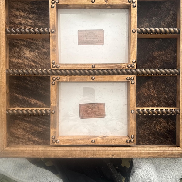 Belt Buckle Display Case With (2) 8x10 Picture Frames - Trophy Display ...