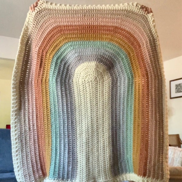Phoenix Rainbow Blanket — PATTERN (includes 3 Sizes) - Etsy