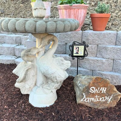 Personalized Memorial Photo Garden Stake Photo Memorial Plant Marker ...