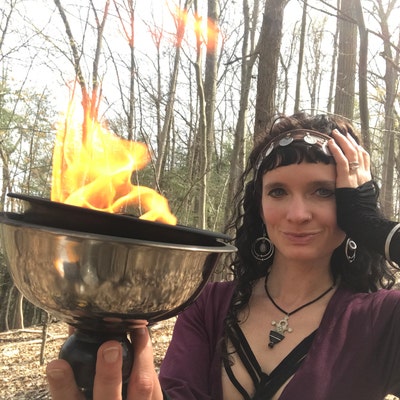 Fire Headdress Fire Headpiece Fire Crown Performance - Etsy