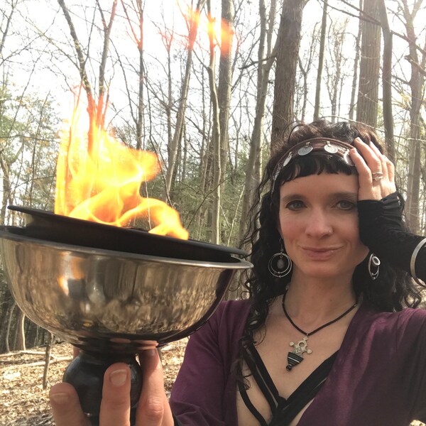 Fire Dancing Cups, Kevlar Wick, Stainless Steel Bowls - Etsy