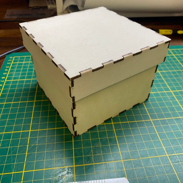Square Box With Lid / 5 Boxes of Different Sizes / Storage Box Bundle ...
