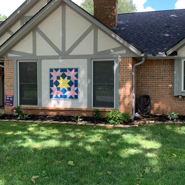 Barn Quilt,under THE SEAS Hand-painted Barn Quilt, Hand-crafted Barn ...