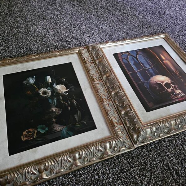 Abandoned Library Printable, Gothic Vintage Library Wall Art, Victorian ...