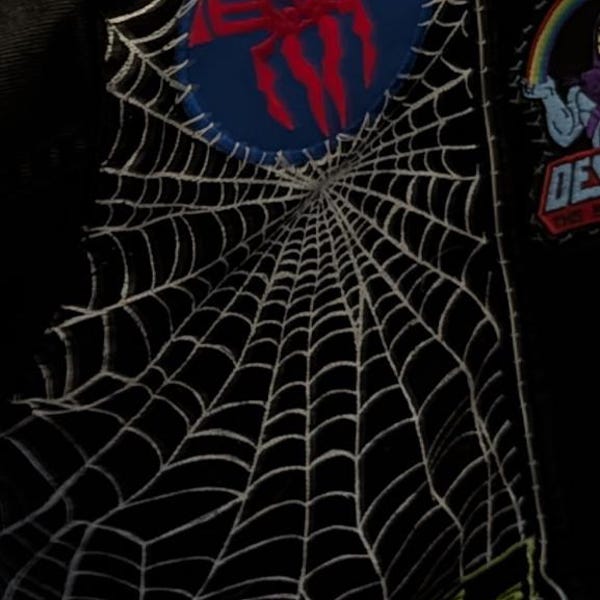 Spider-gwen, Gwenom Chest Logo Iron-on Embroidered Patch, Costume, Pins ...
