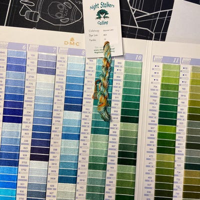 Rainbow Thread Drops Thread Holders, Parking Method, Floss Drops, Cross ...