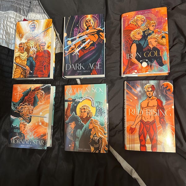 Red Rising Dust Jackets Full Set - Etsy