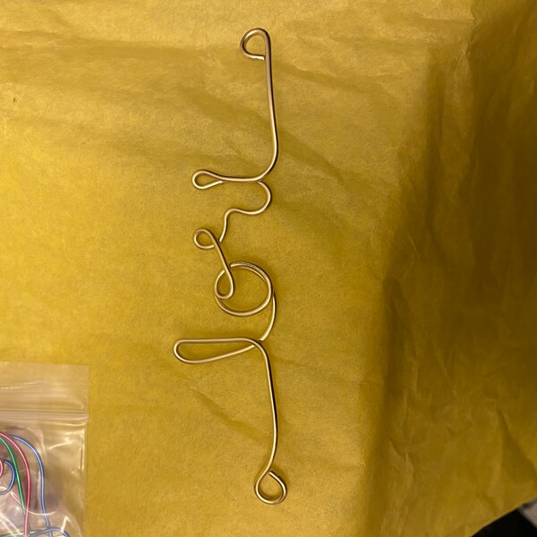 Sample Piece of Wire - Match Your Colors Before Ordering - 2 Inch Peice ...