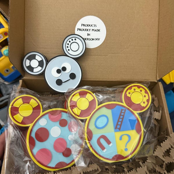 Mickey’s Clubhouse Toodles 3d-printed Standing Figures – Face, Circles ...