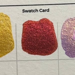 MICA DOTCARDS Handmade Watercolors Mica Metallic Dot Cards Sample Sets ...