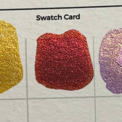 MICA DOTCARDS Handmade Watercolors Mica Metallic Dot Cards Sample Sets ...