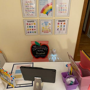 Rainbow Numbers 1-100 Classroom Poster Nursery Art - Etsy