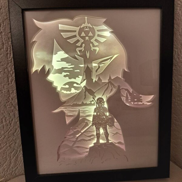 Princess Mulan, Mulan Light Box, LED Lamp, Decorative Shadow Box ...