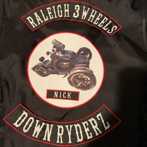 Custom Patch for Bikers Any Size Motoclub Jacket Large | Etsy