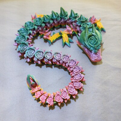 3D Printed Articulated Snake BOA Design by Cinderwing3d authorized ...