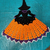 Halloween Witch Doily Girl Crochet Pattern - Etsy