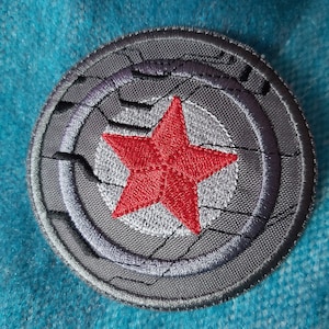 Winter Solider, Bucky Barnes, Arm Emblem Iron-on Embroidered Patch ...