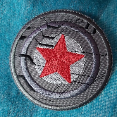 Winter Solider, Bucky Barnes, Arm Emblem Iron-on Embroidered Patch ...