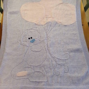 PDF Knitting Pattern DUMBO Blanket in Relief, Easy to Knit - Etsy