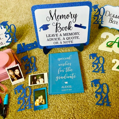 Graduation Memory Book Sign Graduation Party Idea Memory Book Sign 10x8 ...