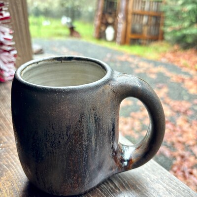 MADE TO ORDER Round Mug Cream 11-12oz, Ceramic, Pottery, Handmade ...
