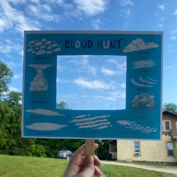Cloud Hunt Printable: Nature Learning for Kids (digital Download) - Etsy
