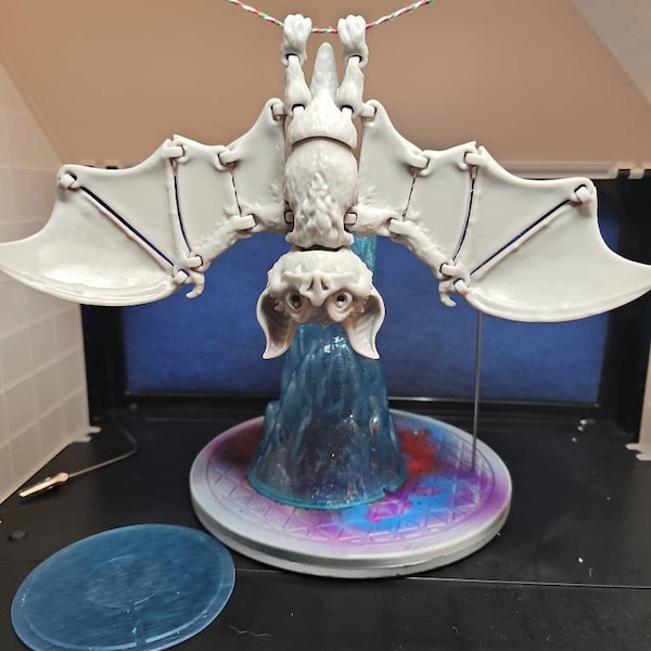 Bat .STL Digital File for 3d Printing, Print-in-place Body, Snap-fit ...