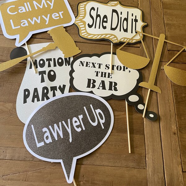 Law School Graduation Prop Set, Law Party, Law School Party, Lawyer ...