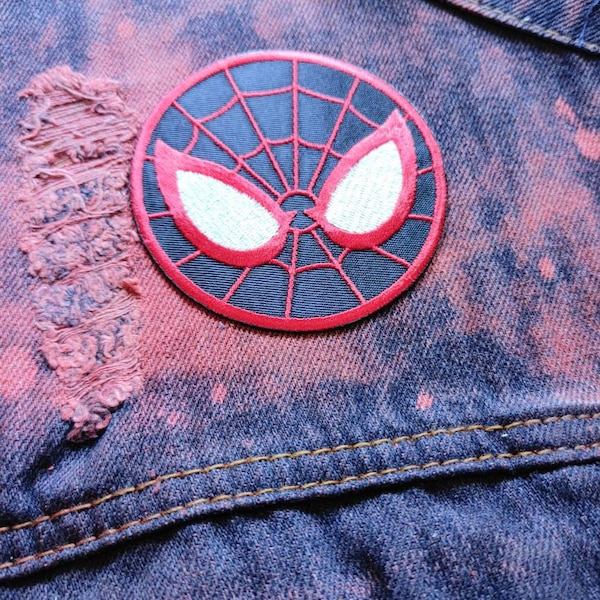 Spiderman Cosplay Spiderman Moral Patch! Hook Fastener Available - Etsy