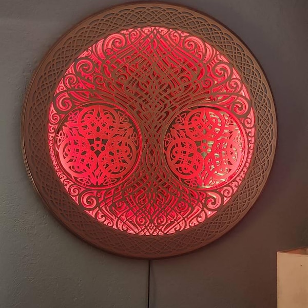 Infinity Mirror "Іnfinity Multiverse". Sacred Geometry Wall Art. - Etsy
