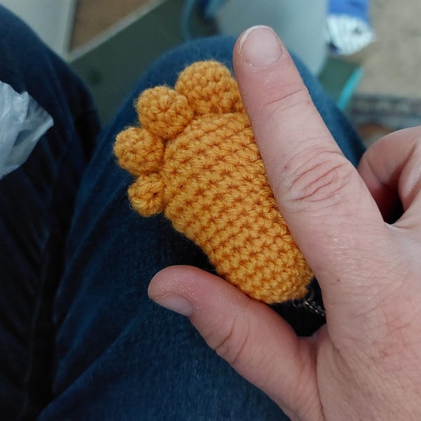 Foot Keychain, Hand Knit Little Foot Keyring, Funny Foot Key Holder ...