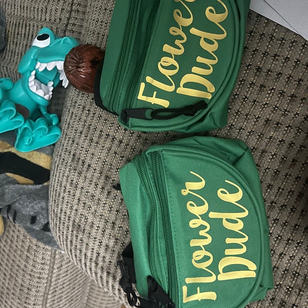 Flower Dude Personalized Fanny Packs /flower Man Waist Bag/the Flower ...