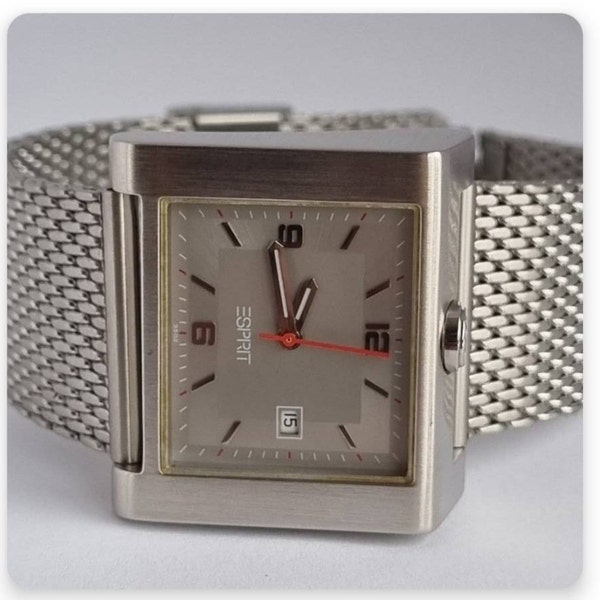 Vintage Spanish FESTINA 16059 Multi Function Silver Dial Men's Quartz ...