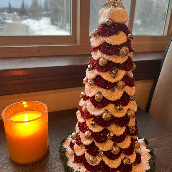 CROCHET Christmas Tree PATTERN: Evergreen Christmas Tree/diy Decor ...