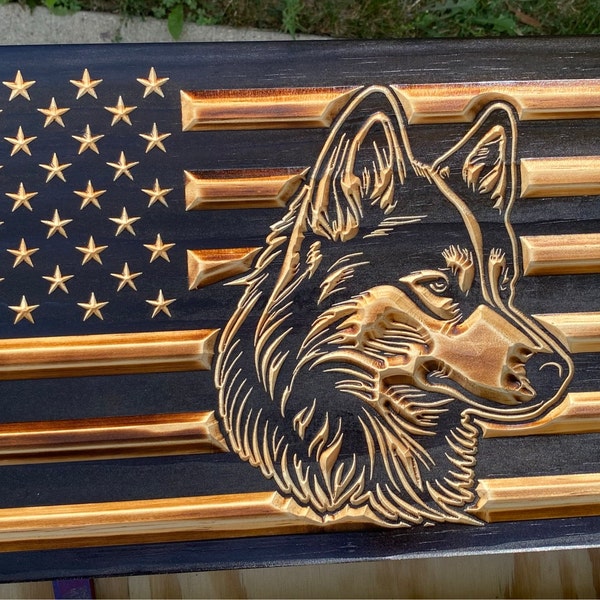 Cnc G-code File for American Flag. (WE THE PEOPLE) Size of Flag is 11. ...