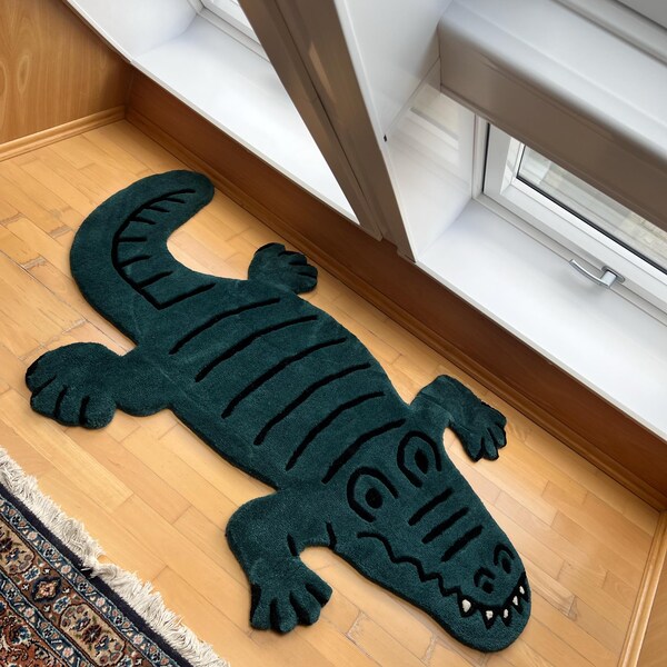 Yallow and Blue Rugs Rainbow Ripple Hand Tufted Round Area Rug for ...