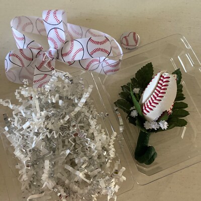 Softball Roses Arrangement Softball Flowers Bouquet - Etsy