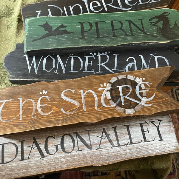 Multi Pack Story Book & Fairytale Signpost Signs School Reading Corner ...