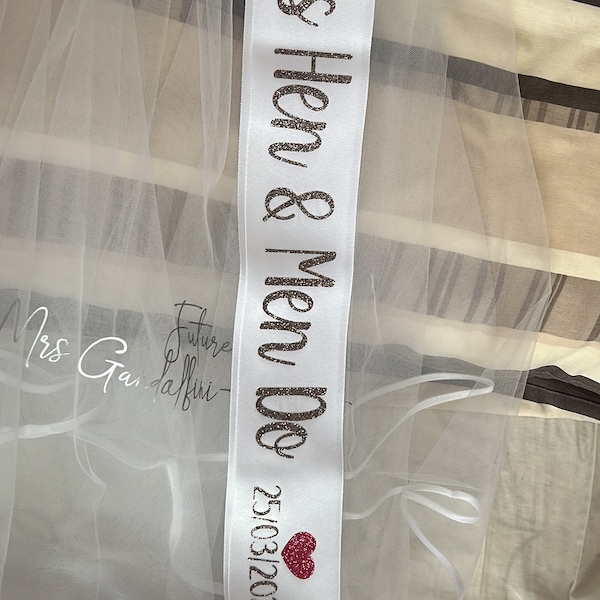 Luxury Personalised Birthday Sash, Any Age, Available in Many Colours ...
