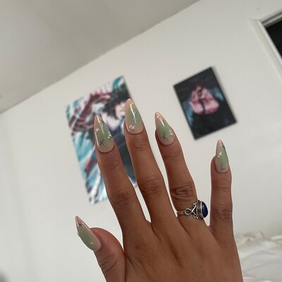 Handmade Doja Press on Nails Y2k Style Nails / Punk Nails / - Etsy