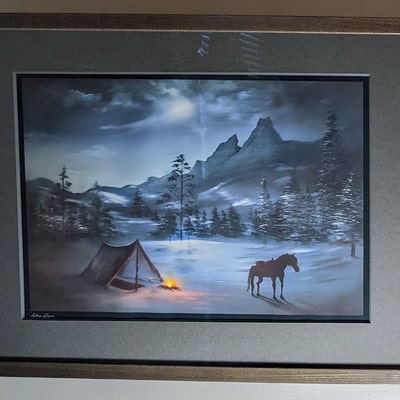 Red Rocket Art Print Sunset Post-apocalyptic Game - Etsy