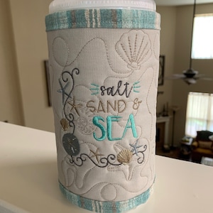 Salt Sand & Sea Machine Embroidery Design, Nautical Corner Embroidery ...