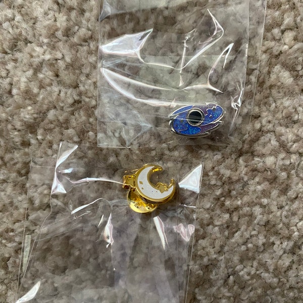Space Star MINI FILLER PINS - Galaxy, Shooting Star, Planet, Starry ...