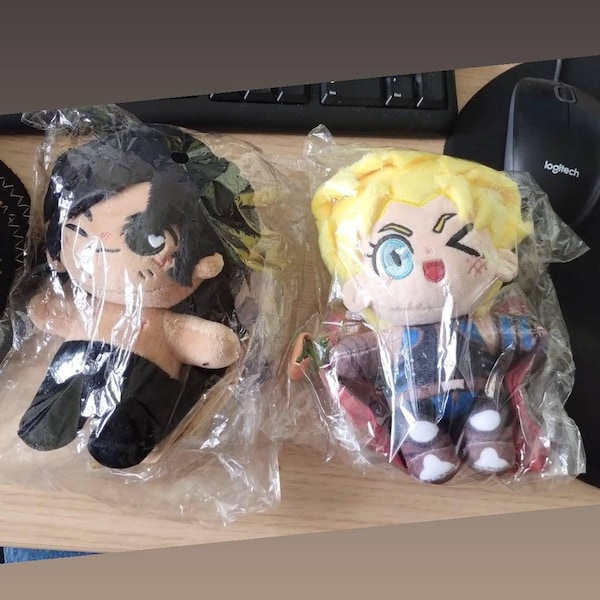 Trigun 98' Vash + Wolfwood Plush 15cm - Etsy